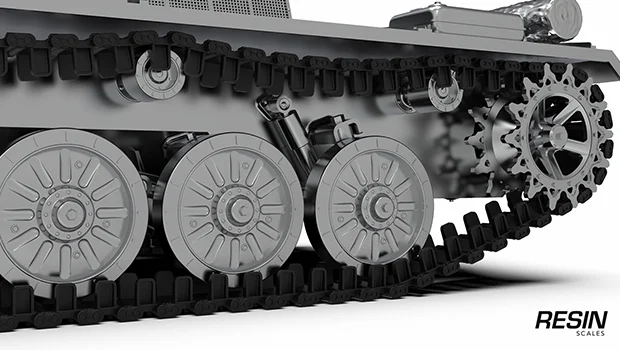 T-100 LT Soviet light tank 1:35 scale resin kit | Resinscales ...